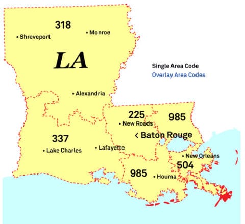 Area Code Louisiana - Number Guy - Buy Vanity Phone Number