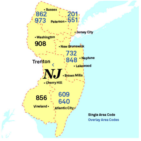 Area Code New Jersey - Number Guy - Buy Vanity Phone Number