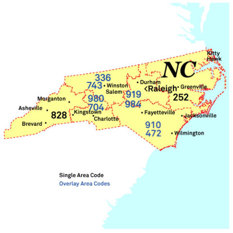 Area Code North Carolina - Number Guy - Buy Vanity Phone Number