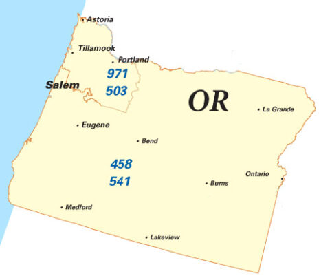 Area Code Oregon - Number Guy - Buy Vanity Phone Number